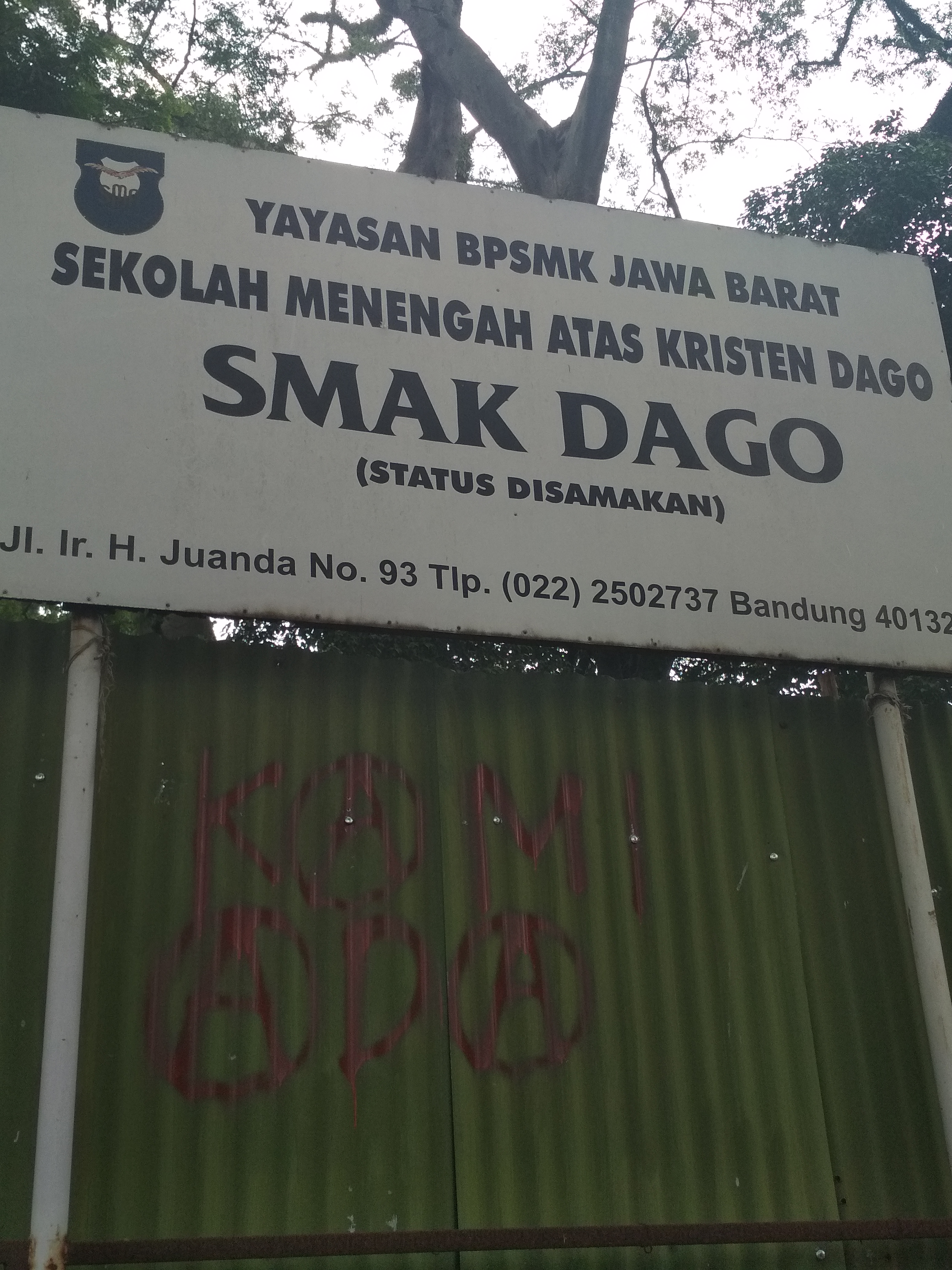SMAK Dago: Masa Depan Pendidikan dan Saktinya Gangguan Dugaa