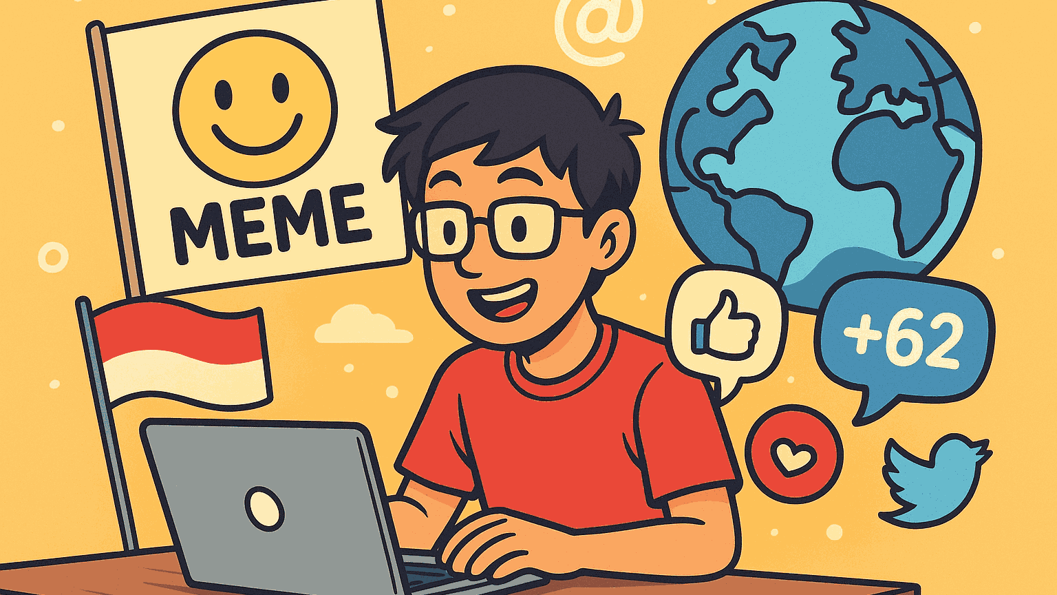 Warga +62 pun Menjadi Duta Digital dalam Percaturan Geopolitik di Era Meme